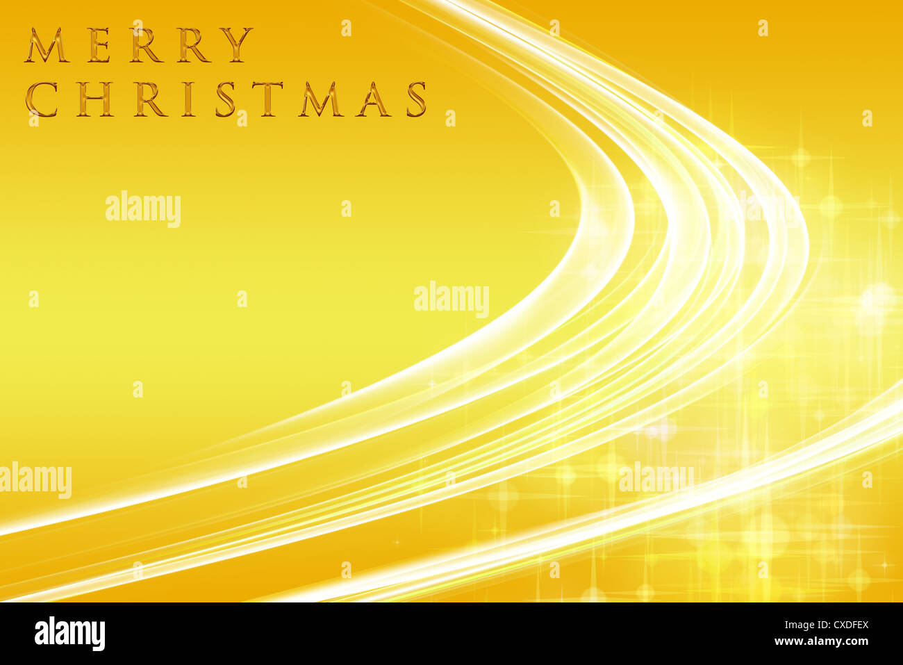 Fantastic Christmas wave design with glowing stars Stock Photo - Alamy