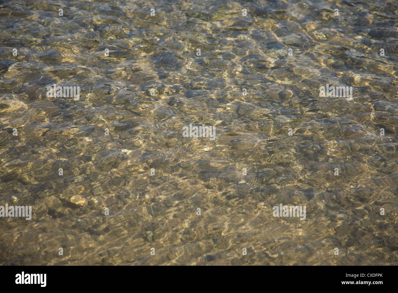 shallow river water ripple background texture Stock Photo - Alamy