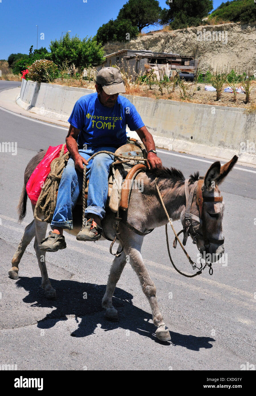 Donkey Man Ride High Resolution Stock Photography and Images - Alamy