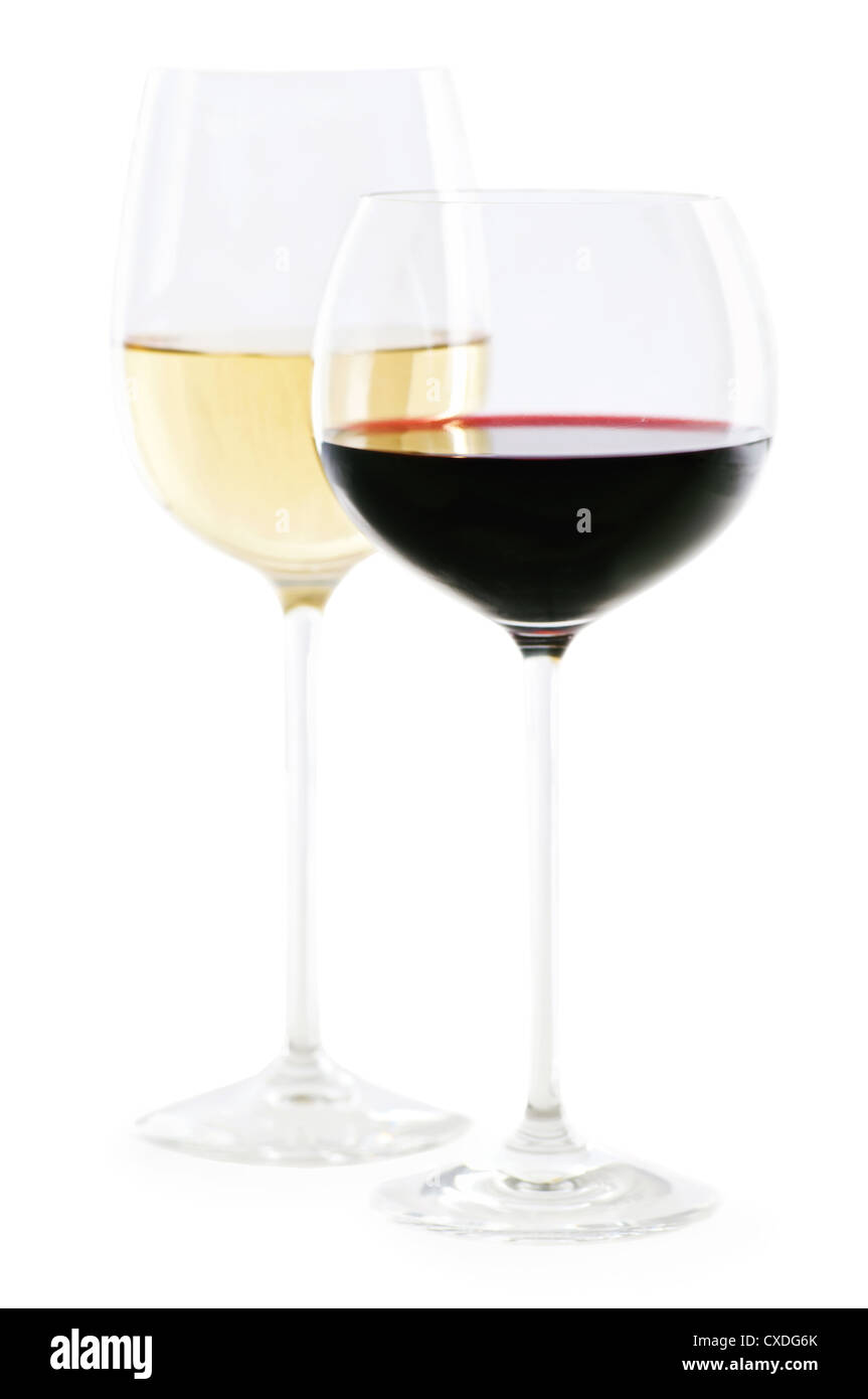 red and white wine Stock Photo - Alamy