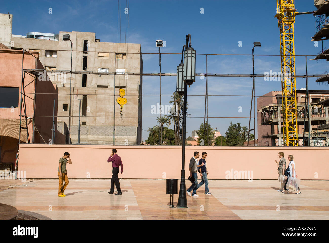 View of Gueliz Marrakech Morocco Stock Photo - Alamy