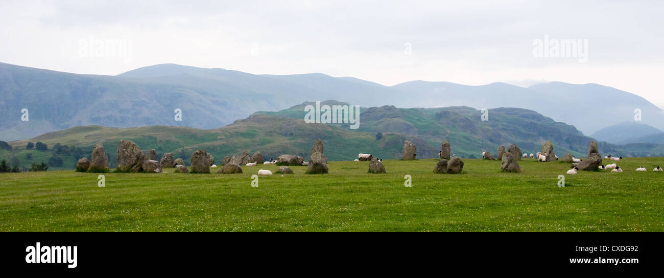 Castlerigg stone circle view hi-res stock photography and images - Alamy