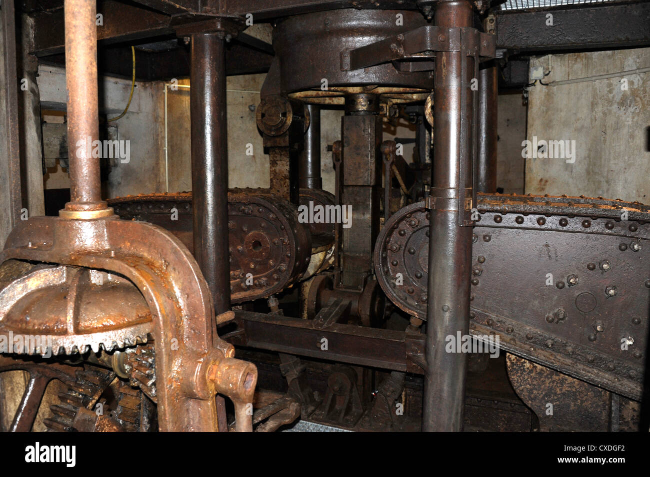 Verdun,Fort of Douaumont,Galopin turret for 155 mm gun,14-18,first ...