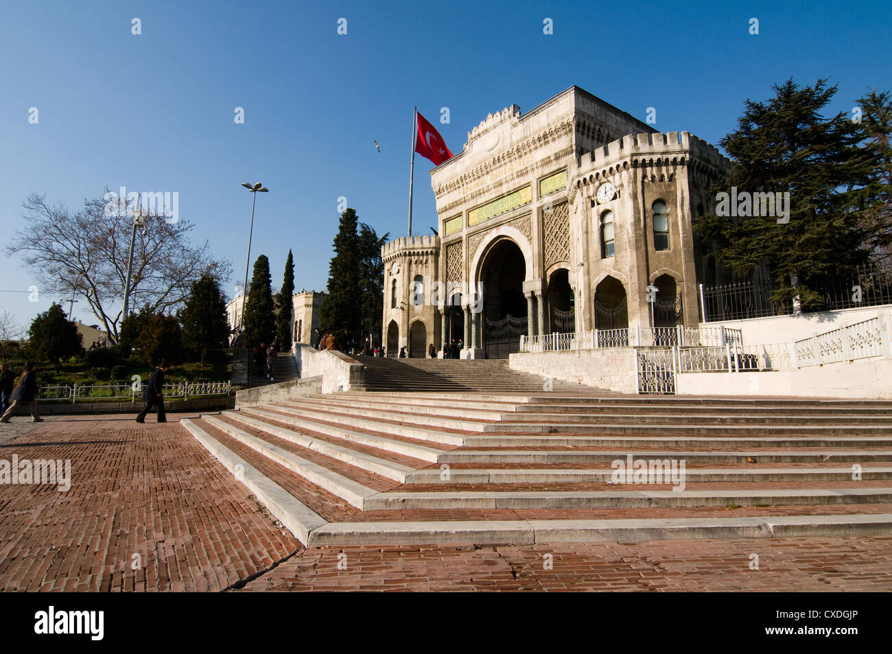Gate to the Istanbul University Stock Photo - Alamy