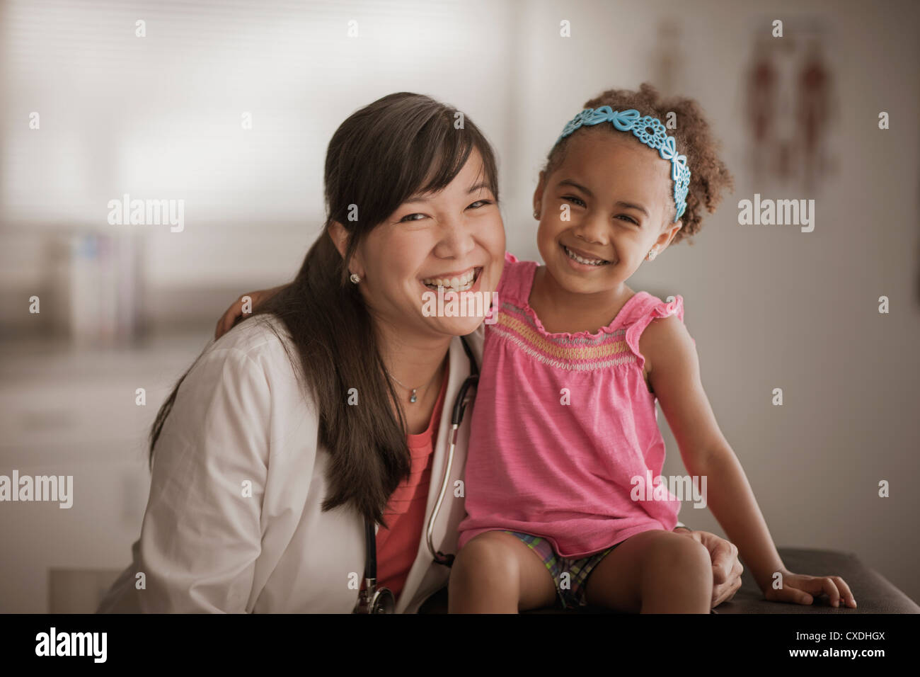 Two girls in doctors hi-res stock photography and images - Alamy