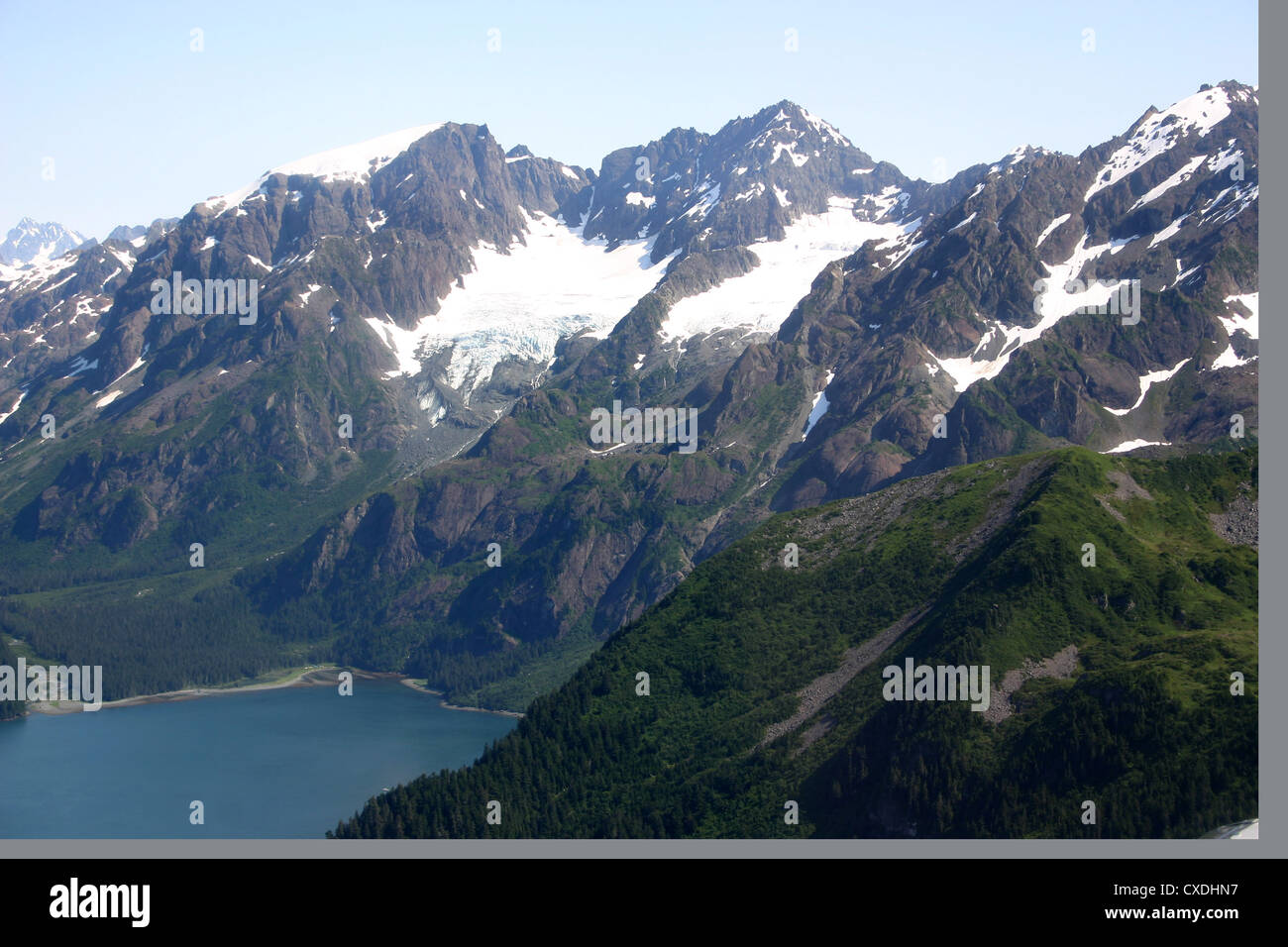 An aerial view of resurrection bay hi-res stock photography and images ...
