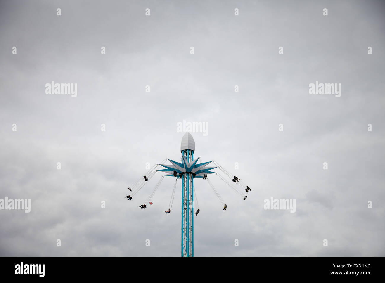 The Star Flyer at Priceless London Wonderground, South Bank Stock Photo ...