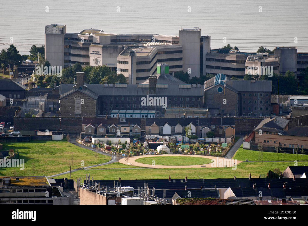 The old Vetch Field in Swansea which was once the home of Swansea City ...