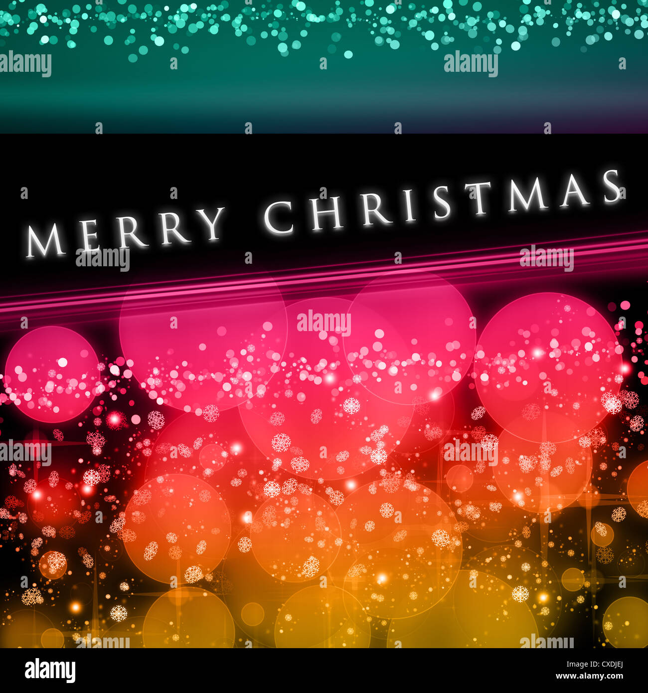 Wonderful Christmas background design illustration with bubbles and ...