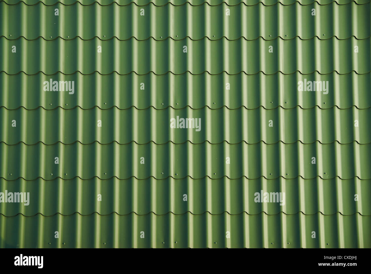 green roof tile Stock Photo - Alamy