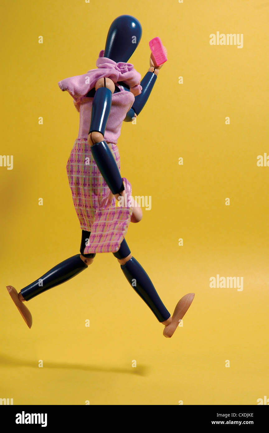 Female figure running hi-res stock photography and images - Alamy