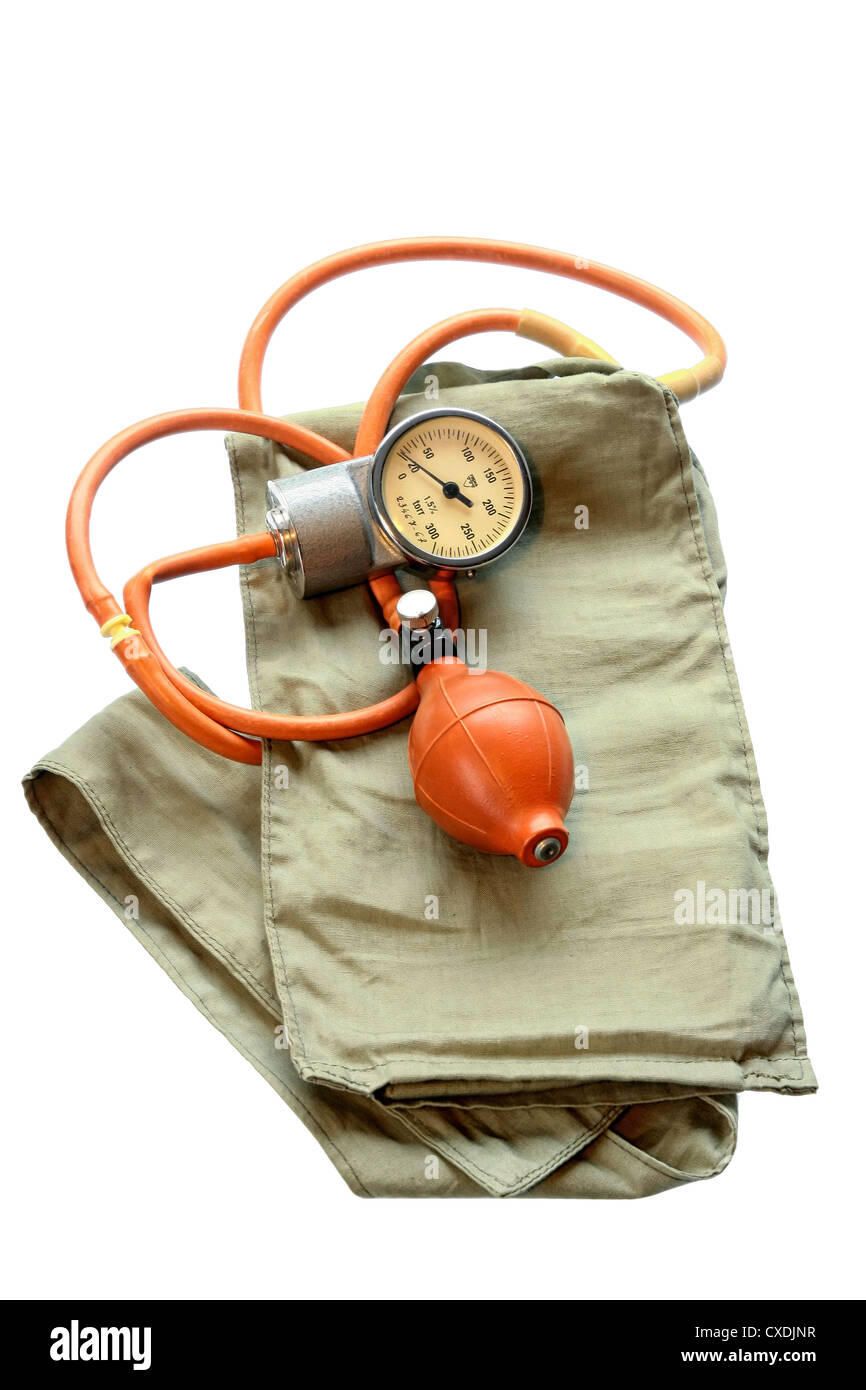 Vintage pressure meter Cut Out Stock Images & Pictures - Alamy