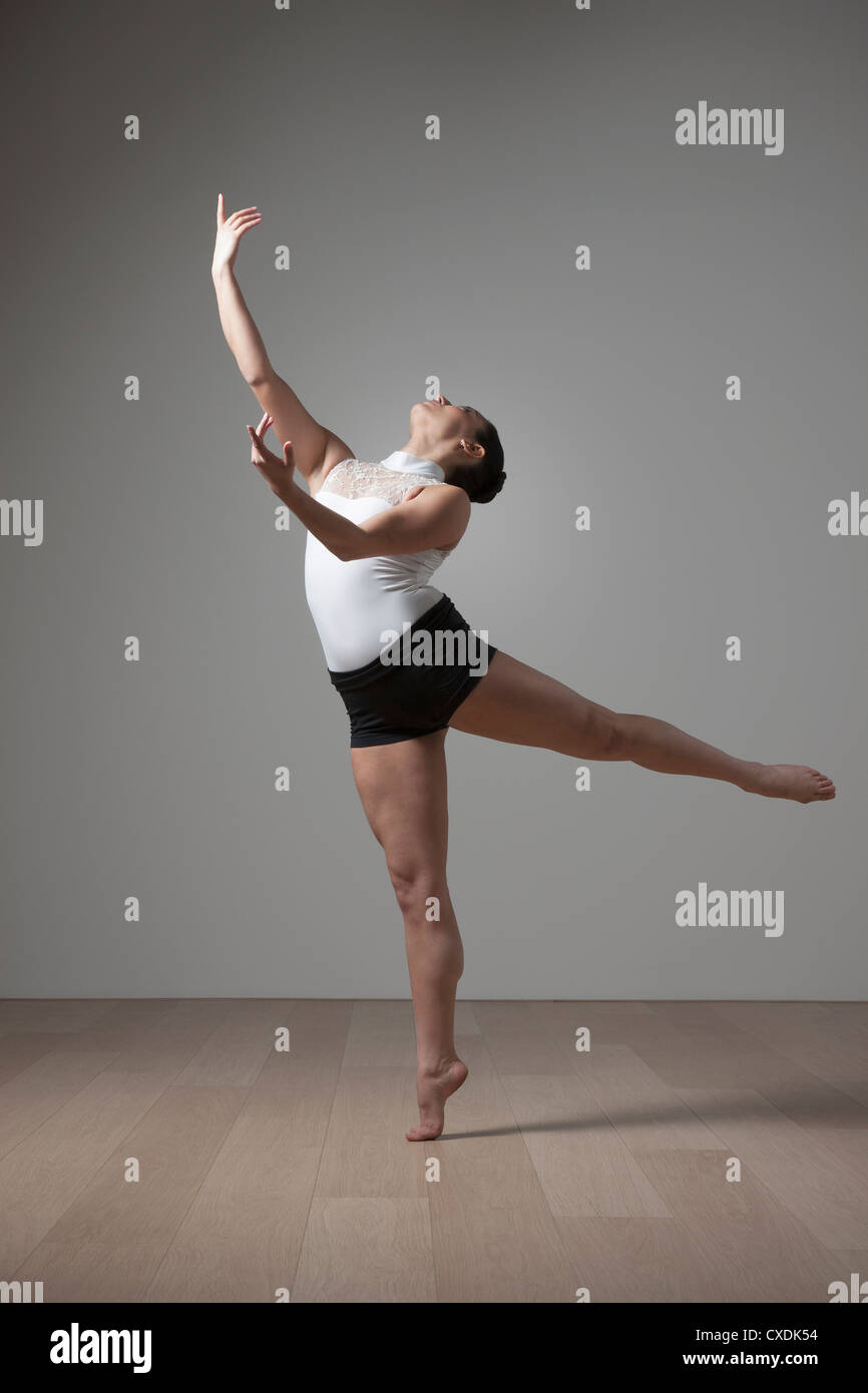 Graceful Caucasian ballet dancer Stock Photo - Alamy