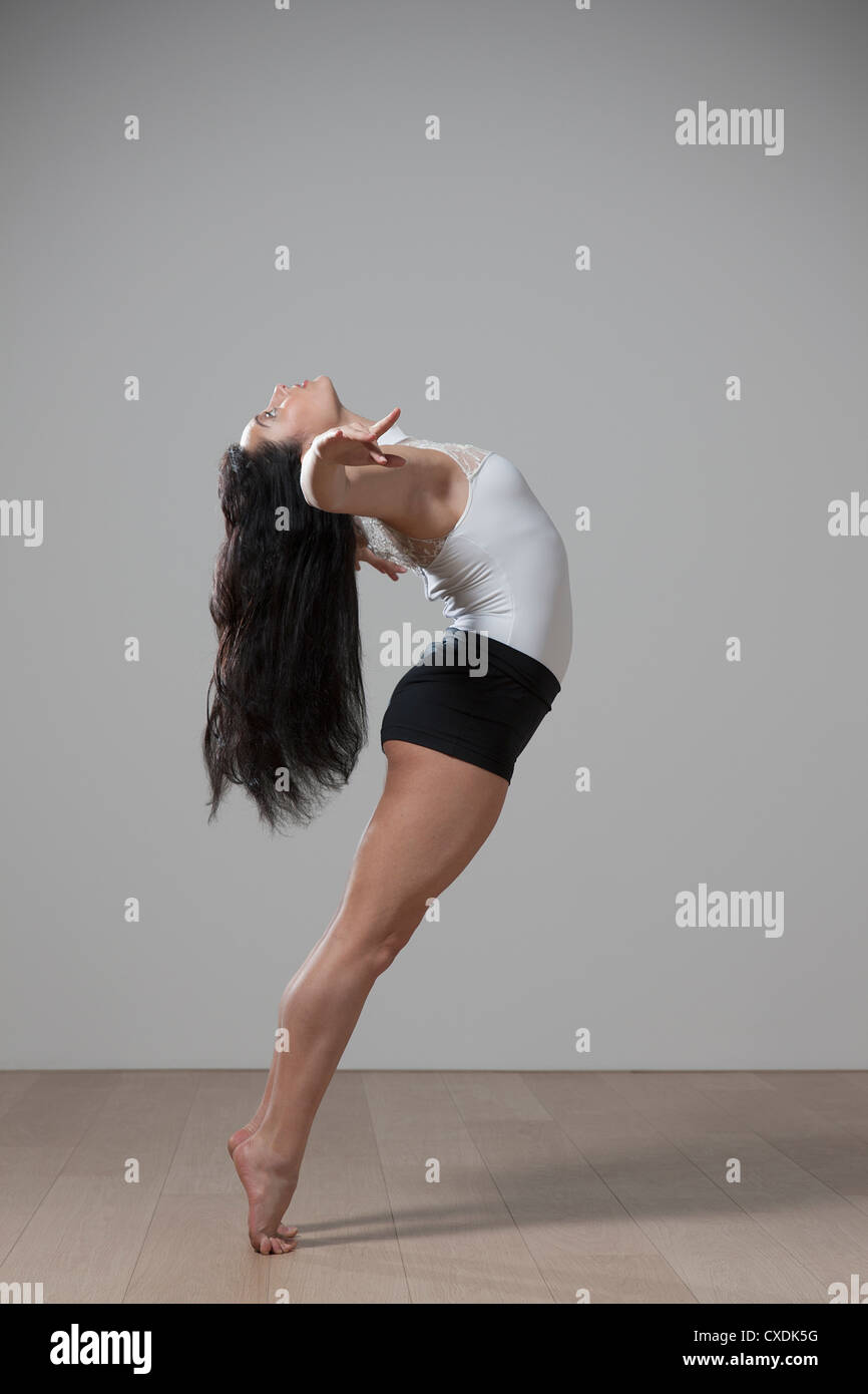 Graceful Caucasian ballet dancer Stock Photo - Alamy