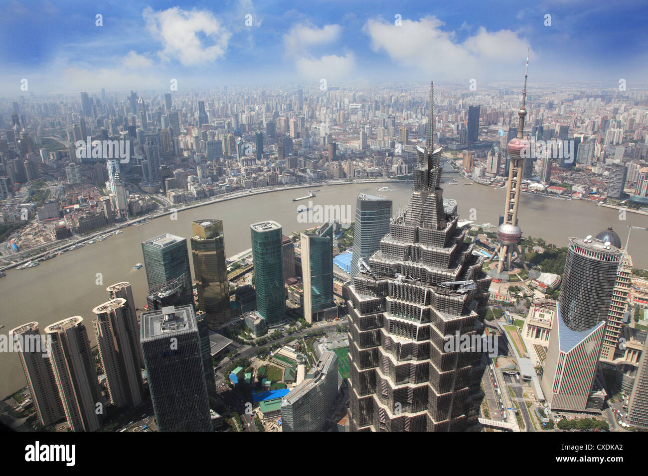 Shanghai aerial hi-res stock photography and images - Alamy
