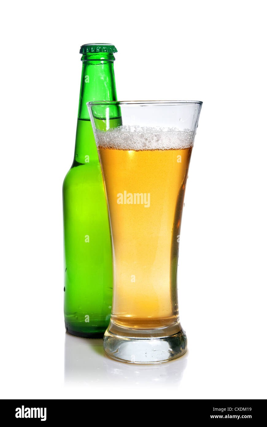 Bottle mug fresh beer Cut Out Stock Images & Pictures - Alamy