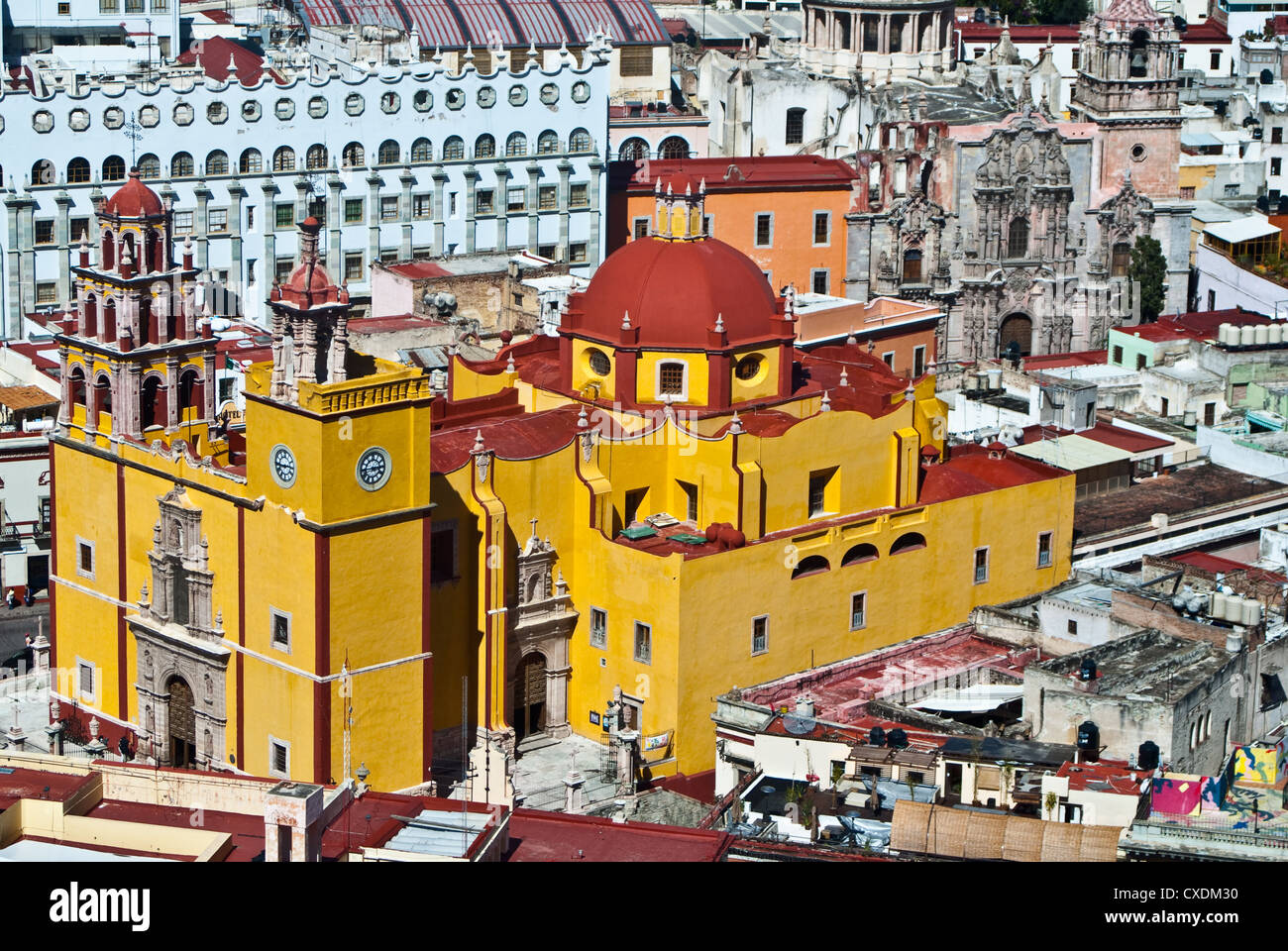 Architecture of colonial Guanajuato Mexico Stock Photo - Alamy