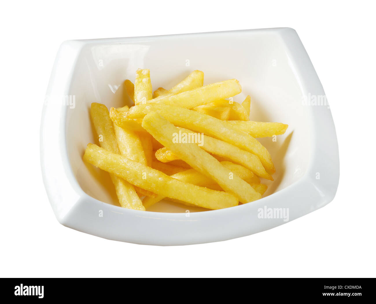 Golden french fries Cut Out Stock Images & Pictures - Alamy