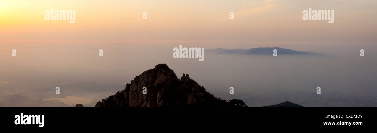 Taishan mountain aerial hi-res stock photography and images - Alamy