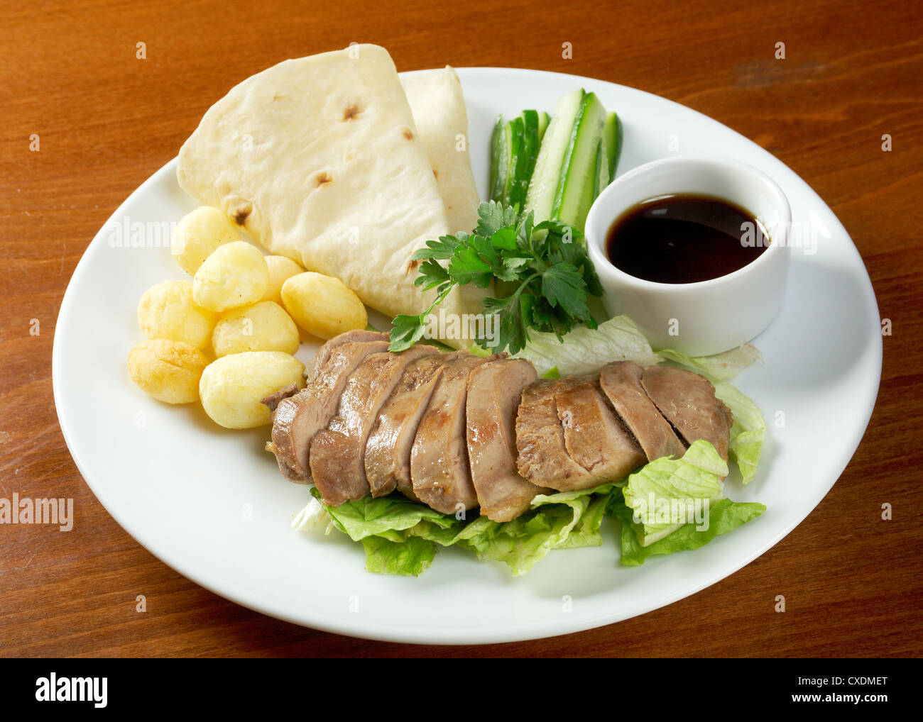 Roasted duck, Chinese style Stock Photo - Alamy