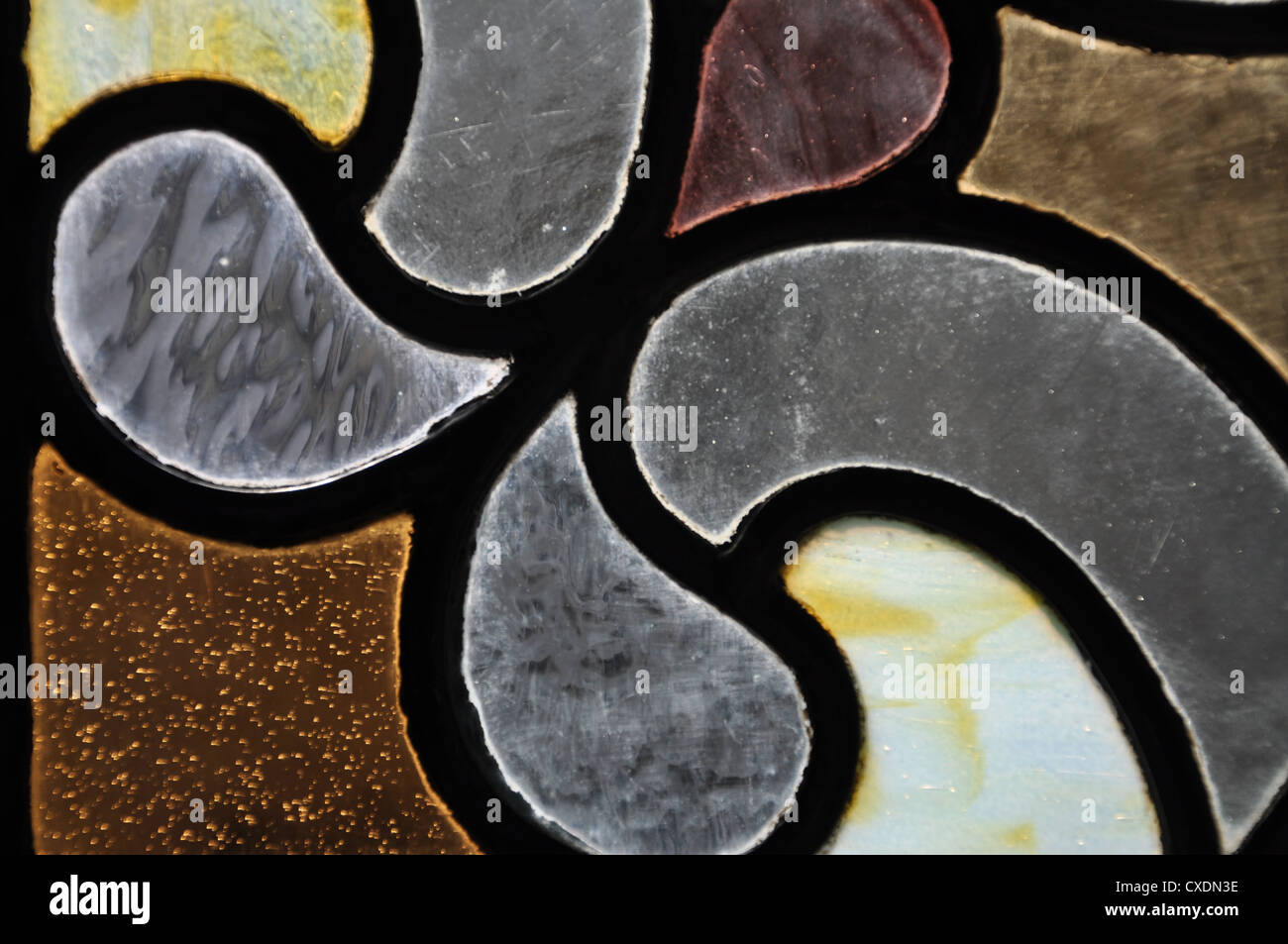 Section of a Stained Glass Window Stock Photo - Alamy