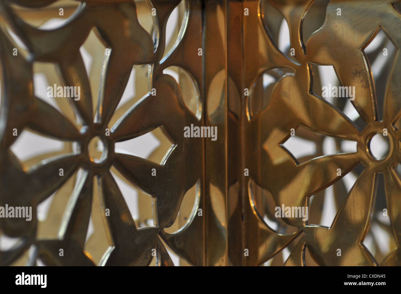 Brass Reflection from a Cathedral Stock Photo - Alamy