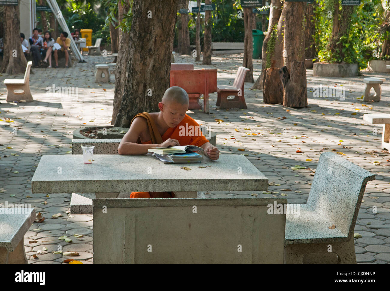 Monk student hi-res stock photography and images - Alamy