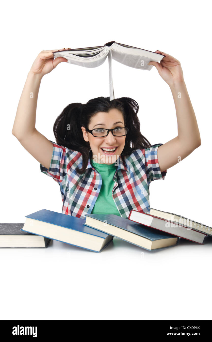 Student preparing for the exams Stock Photo - Alamy