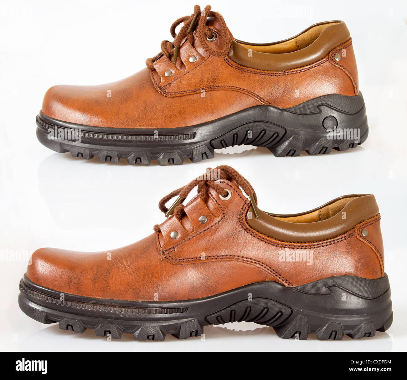 The new man shoes close-up Stock Photo - Alamy