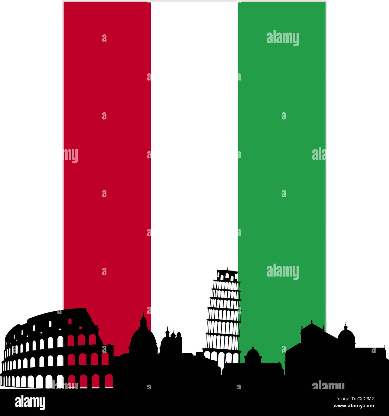 Italy Country Outline High Resolution Stock Photography and Images - Alamy