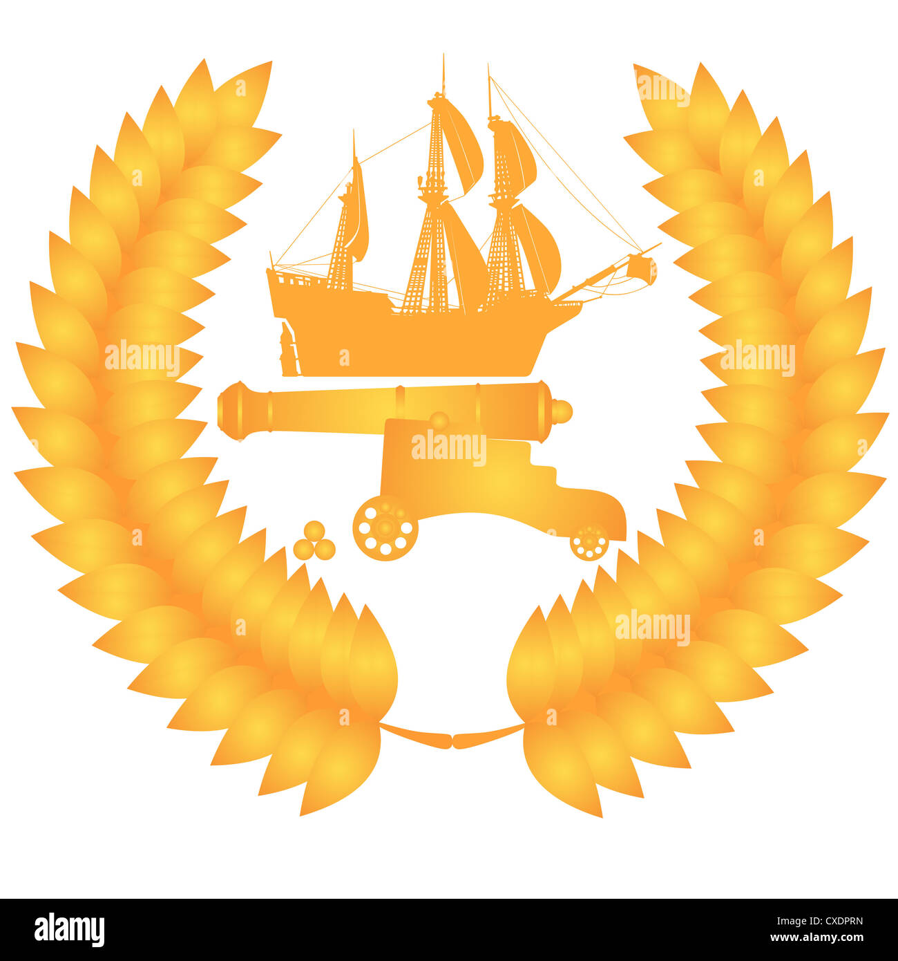 Naval artillery drawing hi-res stock photography and images - Alamy