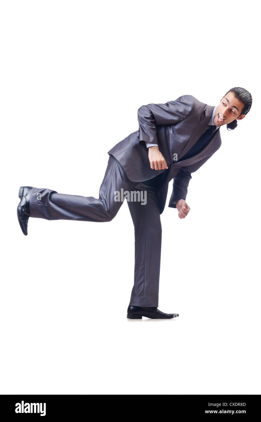 Young businessman pushing invisible obstacles Stock Photo - Alamy Young businessman pushing invisible obstacles Stock Photo - Alamy