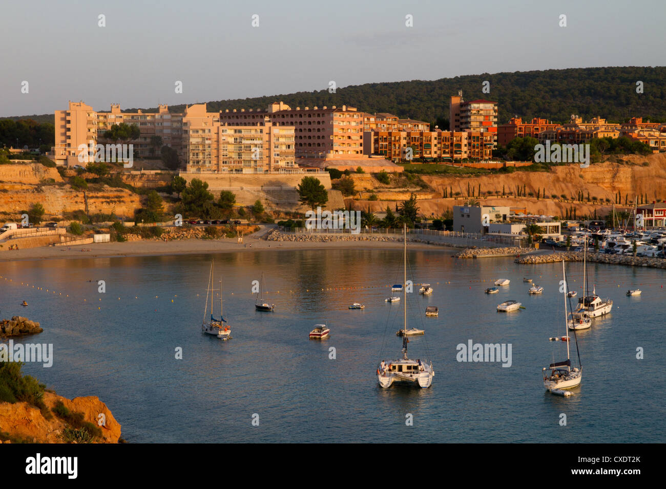 Port Adriano "Puerto Adriano" El Toro beach, Mallorca Balearic islands ...