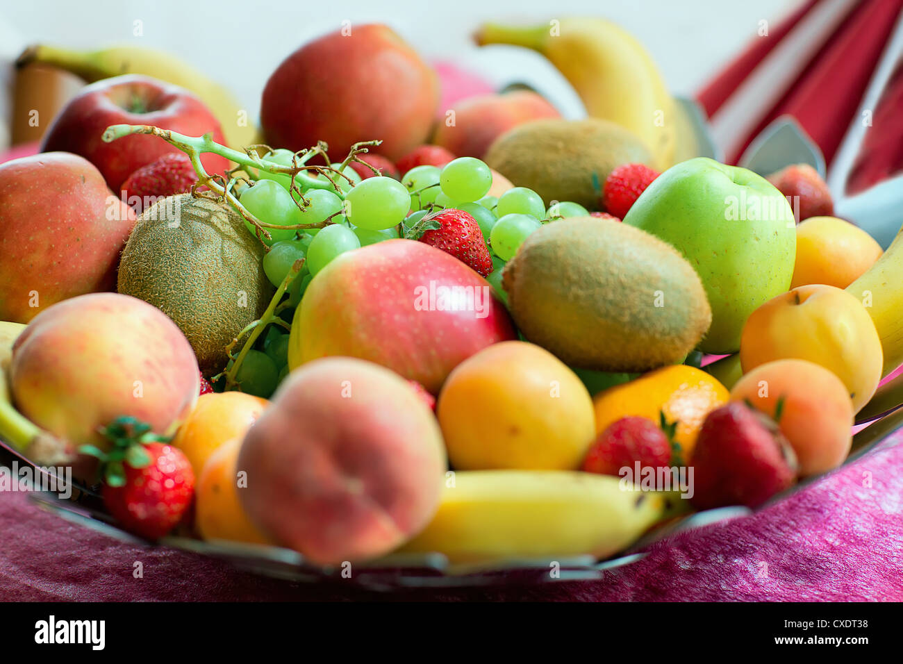 The composition of the fruit as a nice background Stock Photo - Alamy