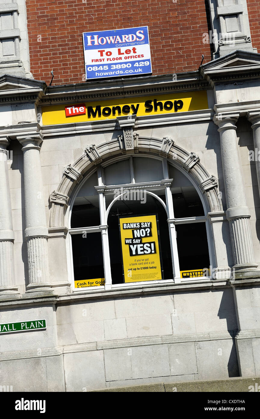The money shop england uk Stock Photo - Alamy