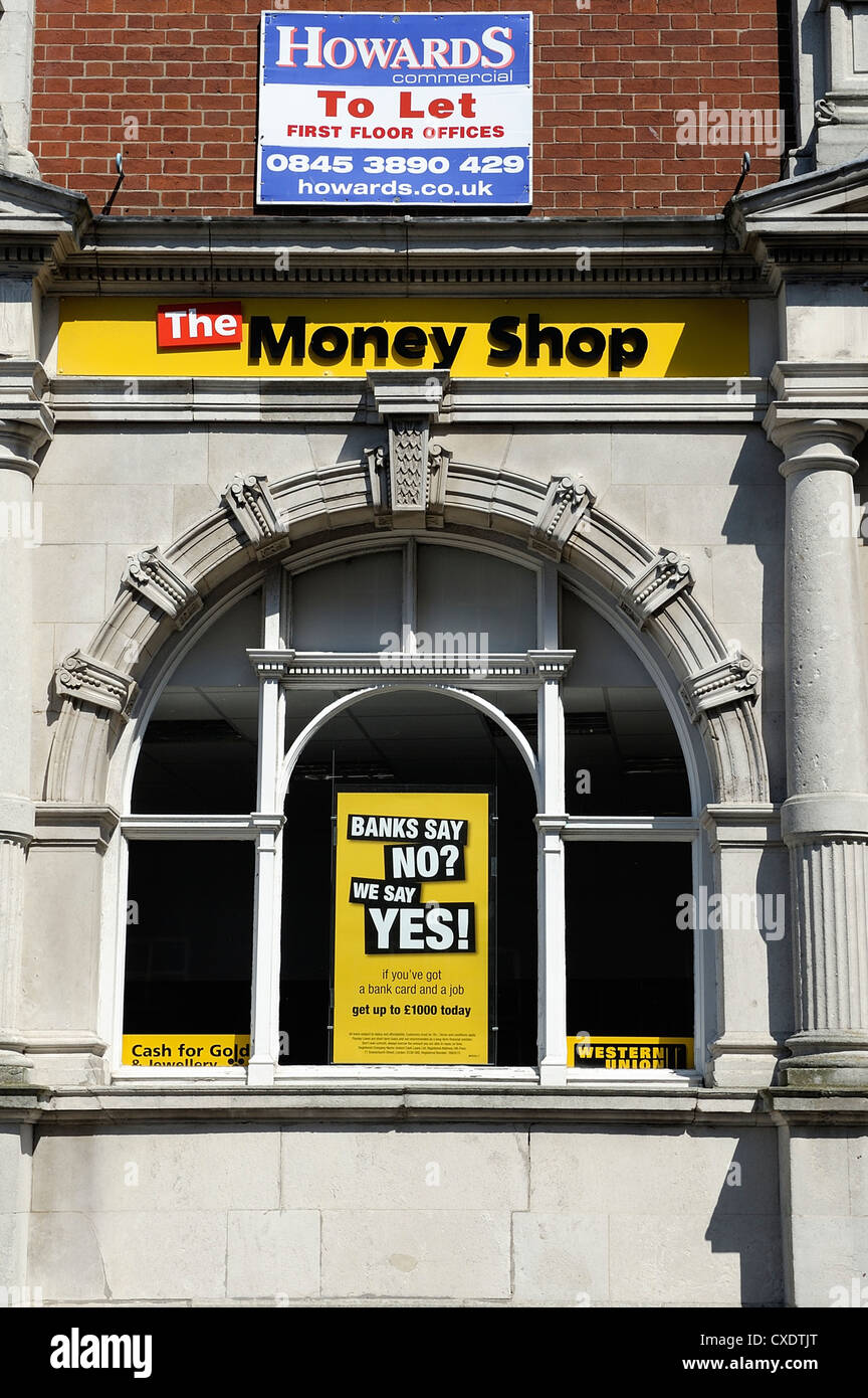 The money shop england uk Stock Photo - Alamy