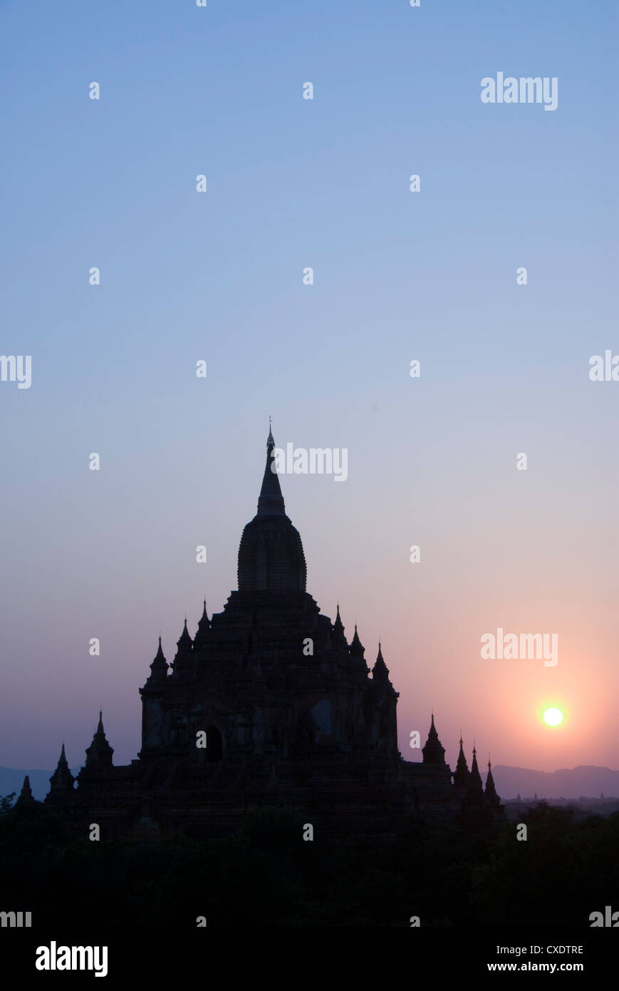 Sulamani Pahto at sunset, Bagan (Pagan), Myanmar (Burma), Asia Stock ...