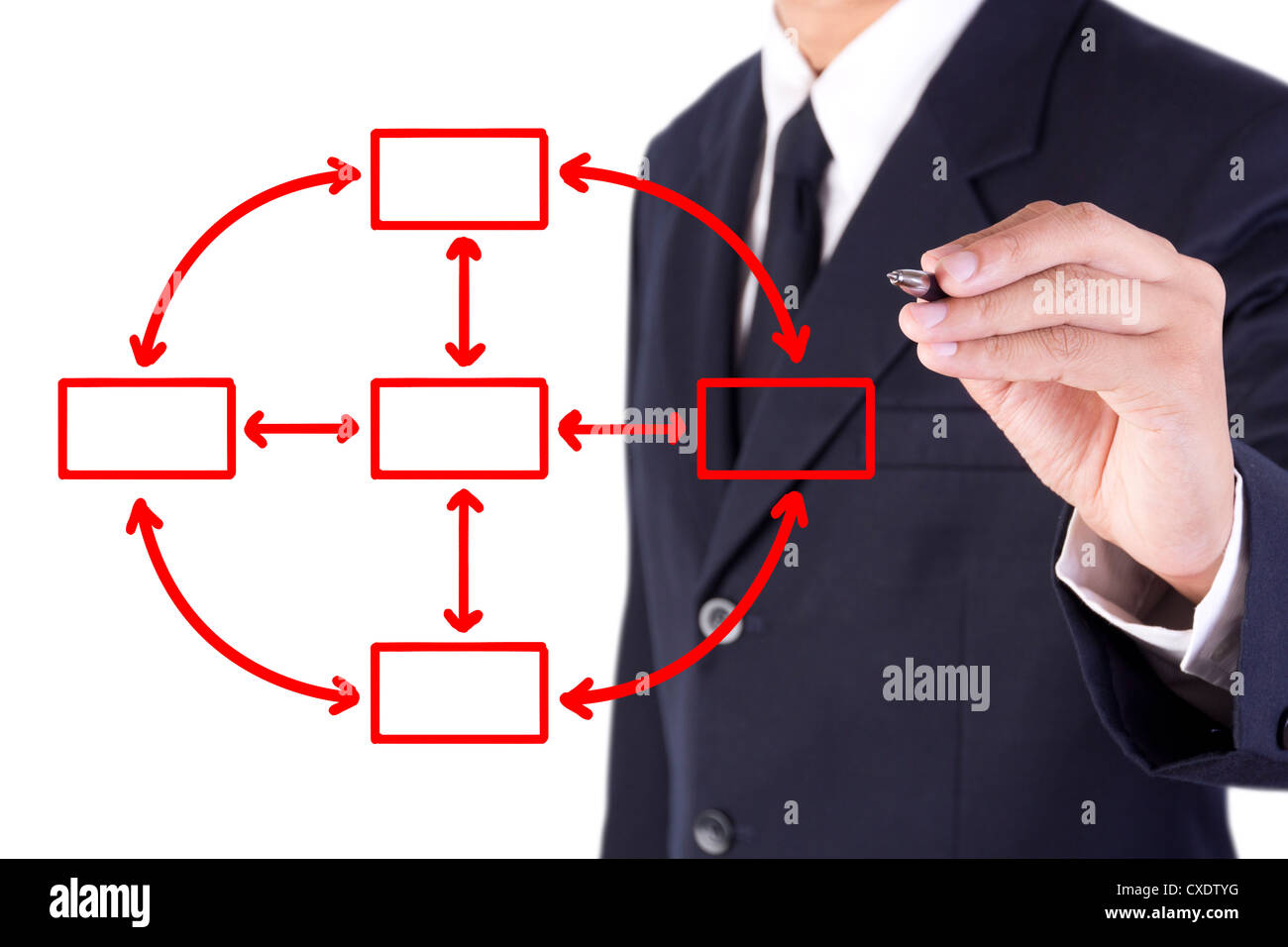 Flow chart square hi-res stock photography and images - Alamy