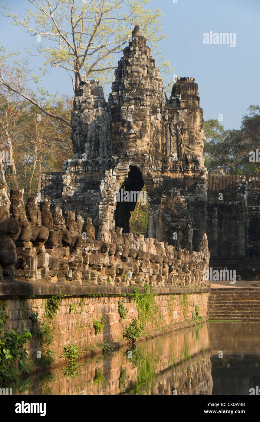 South Gate, Angkor Thom, Angkor Archaeological Park, UNESCO World ...