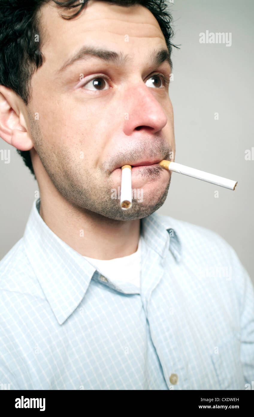 Smoking symbol image Stock Photo - Alamy