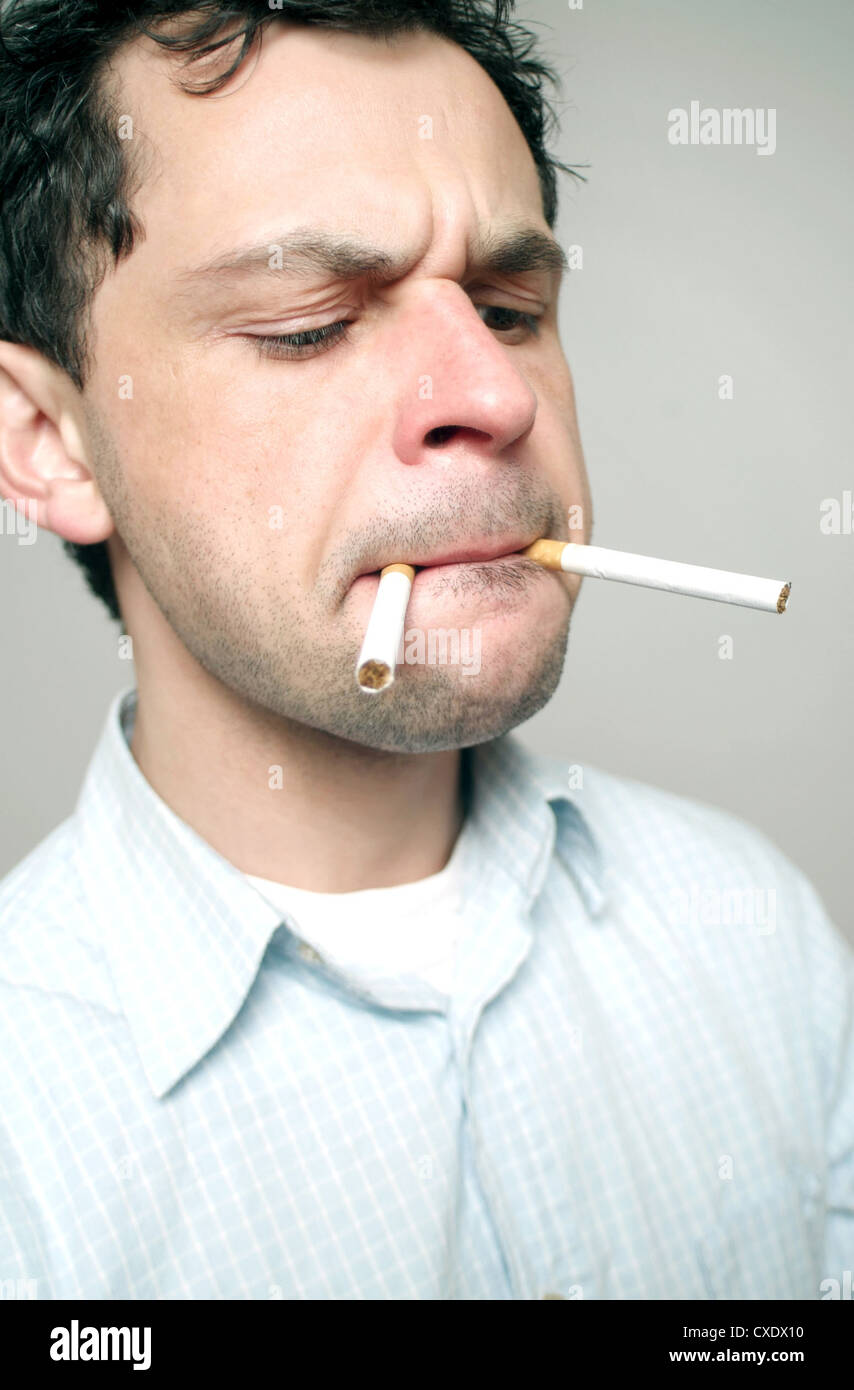 Smoking symbol image Stock Photo - Alamy