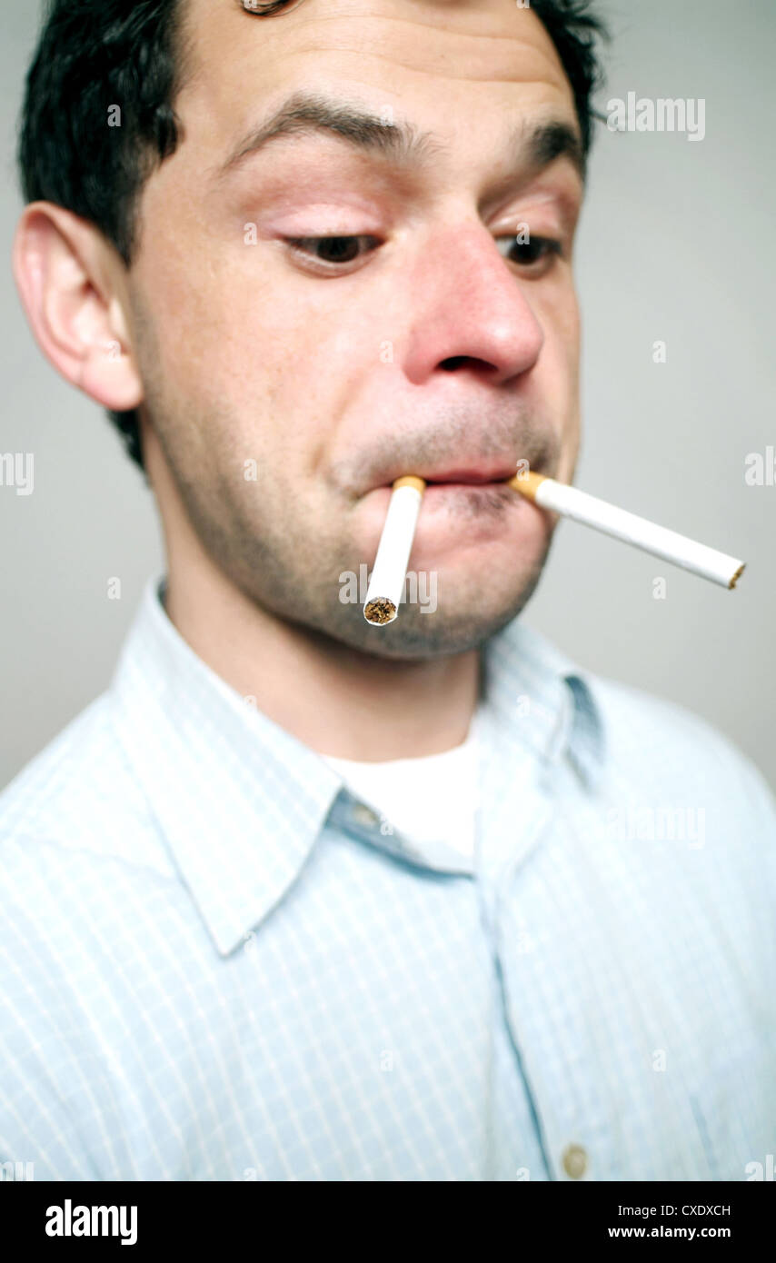 Smoking symbol image Stock Photo - Alamy