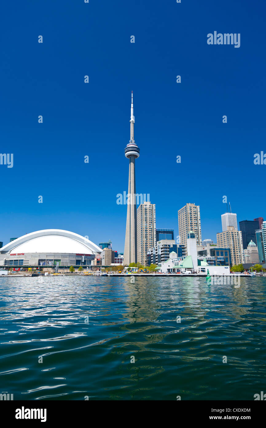 City skyline showing CN Tower, Toronto, Ontario, Canada, North America ...