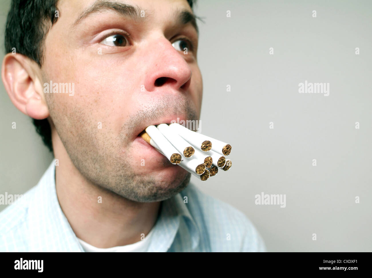Smoking symbol image Stock Photo - Alamy