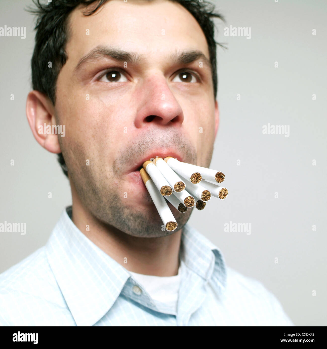 Smoking symbol image Stock Photo - Alamy