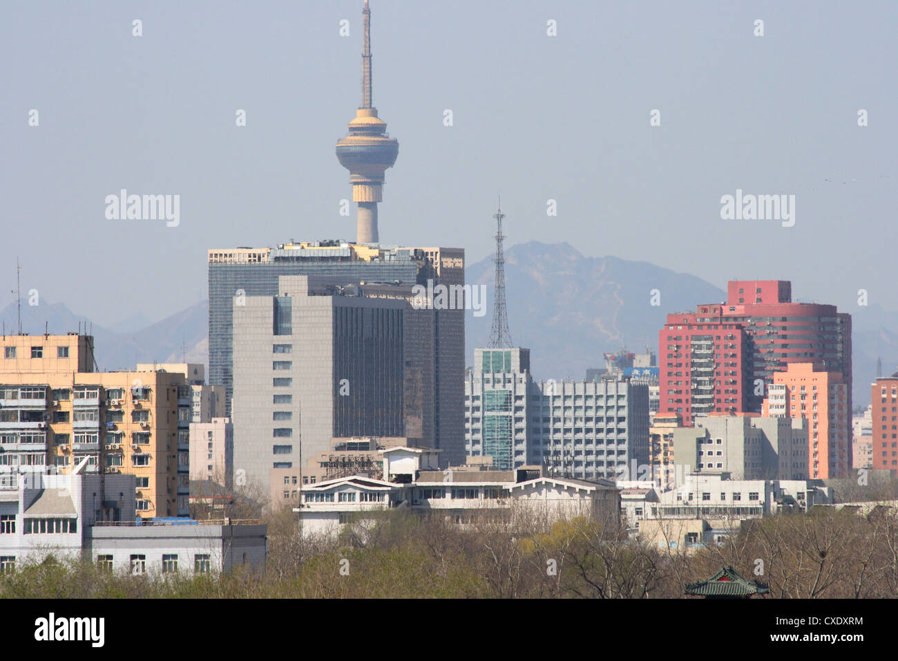 Skyline of New Beijing Stock Photo - Alamy