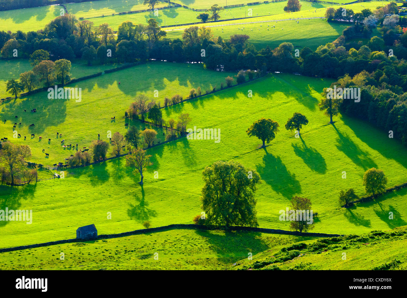 River Manifold Valley near Ilam, Peak District National Park ...