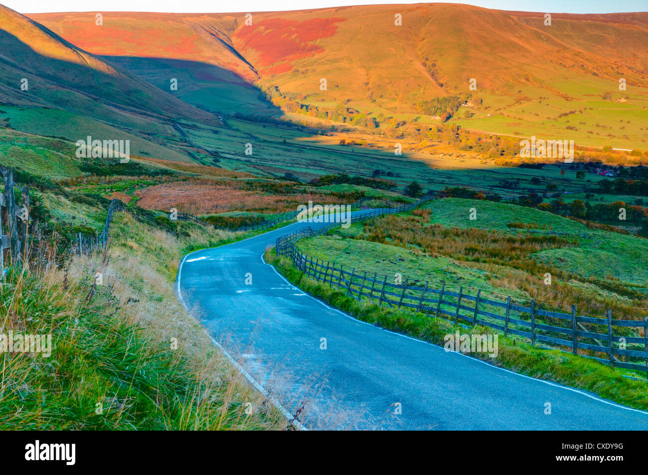 Vale of Edale, Peak District National Park, Derbyshire, England Stock ...