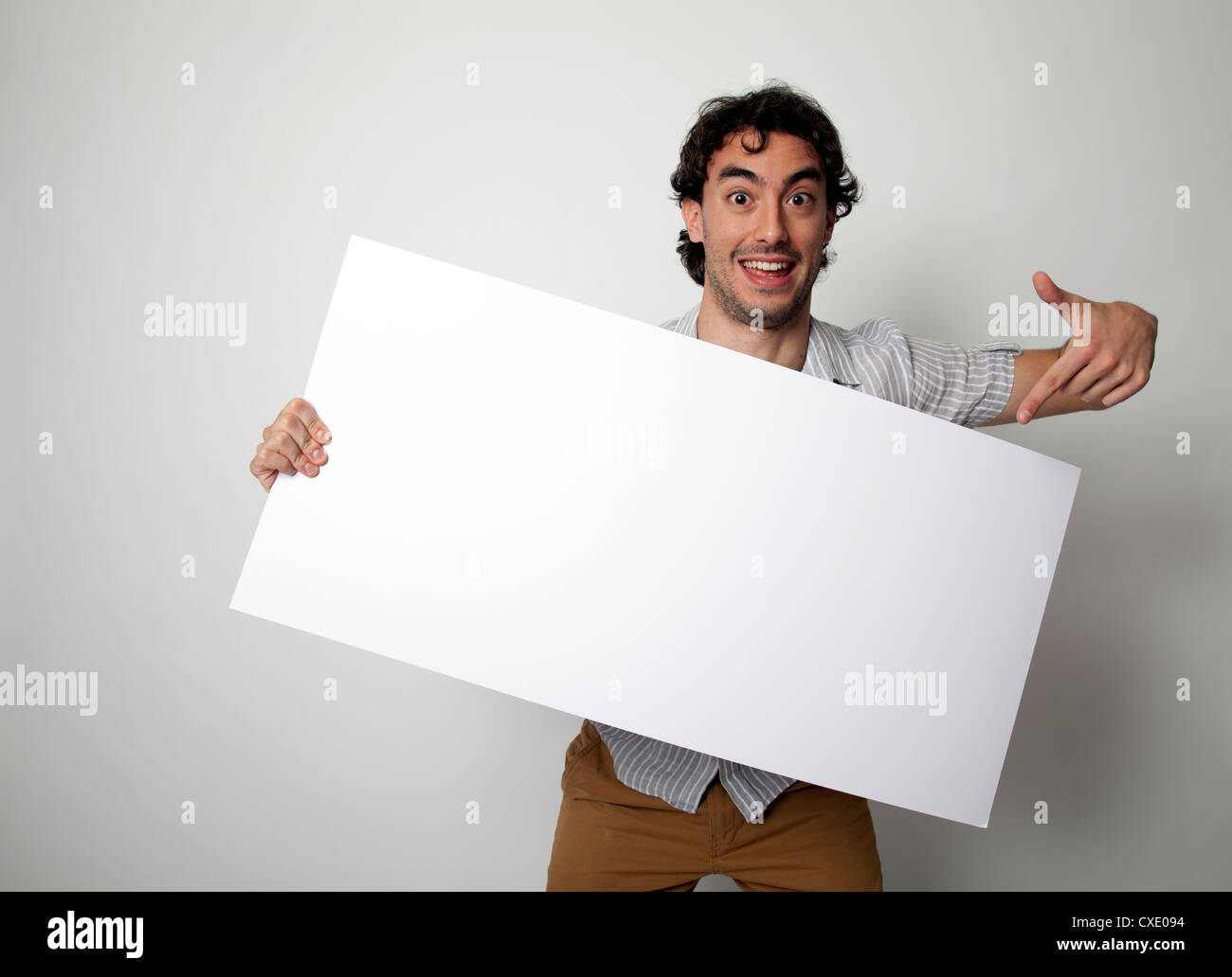 Man with big cheque hi-res stock photography and images - Alamy