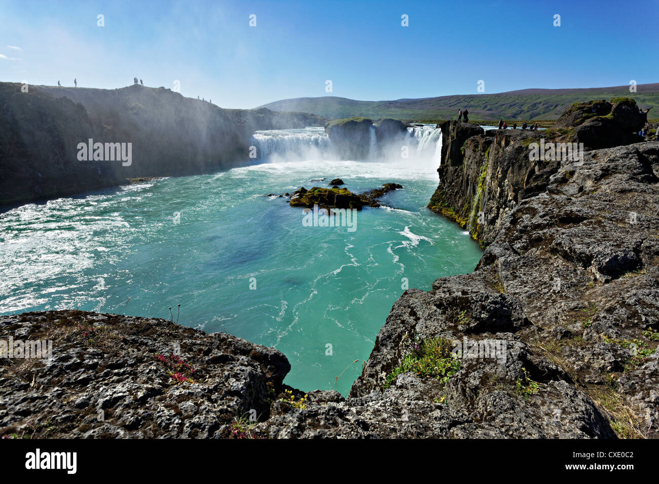 Godafoss waterfall, Iceland Stock Photo - Alamy